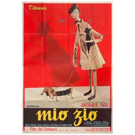 Mon Oncle 1958 Poster For Sale At 1stdibs Mon Oncle Poster Mon