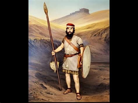 Hebrew Hayilish Bahurgibborim Infantryman Xi Century Bc Saul And