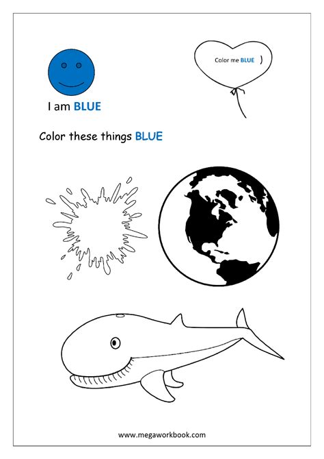 Blue Things Coloring Pages 2025