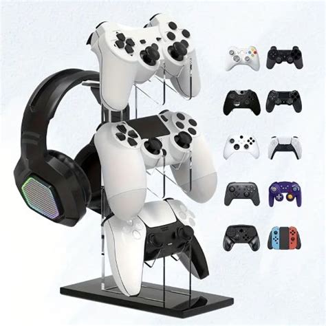 34563806 Universal 3 Layer Controller Stand For Headphones Game