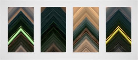 Colorful Set Horizontal Lines Backgrounds Vector Image