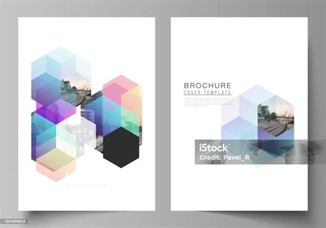 A4 포맷 커버의 벡터 레이아웃은 브로셔 전단지 레이아웃 소책자 커버 디자인 책 디자인 브로셔 커버에 대한 추상적 인 모양과 색상디자인 템플릿을 모형으로 합니다 팸플릿에