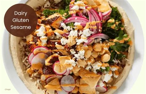 Chopt Allergen Menu With Gluten Free And Vegan Guide