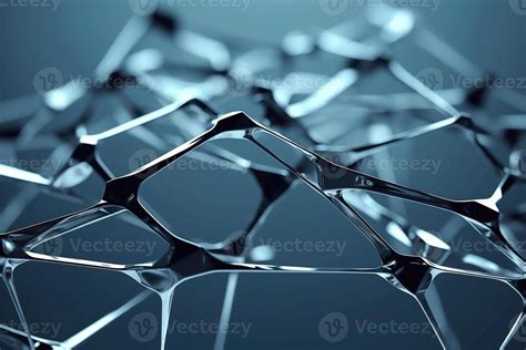 Technology Glass Plexus Structure 3d Background For Presentation Of The