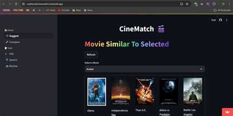 movie recommender model cinematch ipynb at main · sytherash movie