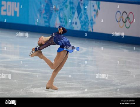 Sochi Russia 19th Feb 2014 Yulia Lipnitskaya Of Russia In The