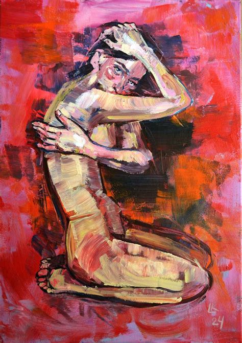 Shana Wilson Figurative Art Nude Females Models Oil On Board By Shana