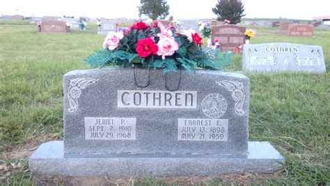 Earnest E Cothren 1898 1959 Find A Grave Memorial