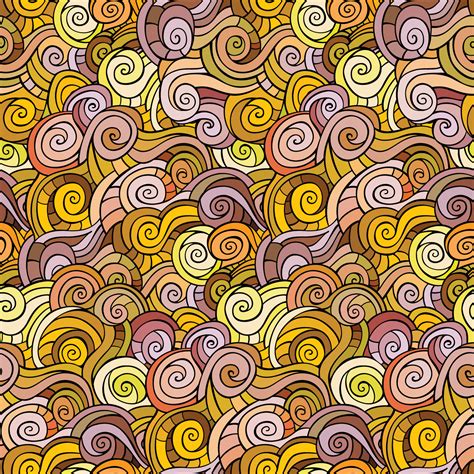 Waves And Curls Pattern 40823794 Vector Art At Vecteezy