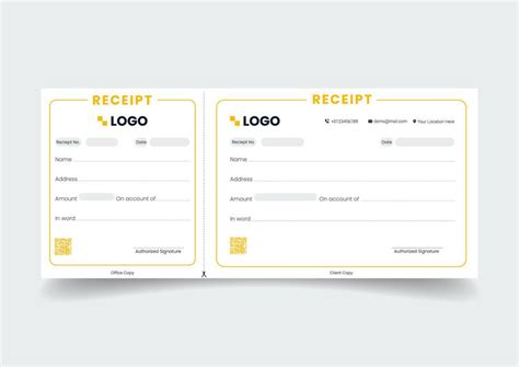 Money Receipt Template Vector Art Icons And Graphics For Free Download
