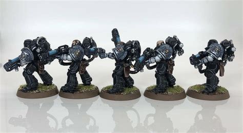 Warhammer 40k Painted Space Marines Deathwatch Primaris Hellblasters