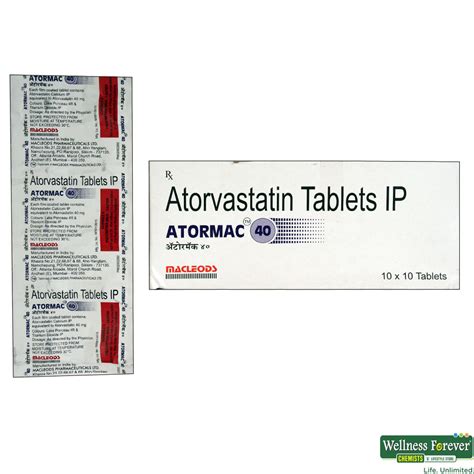 Buy Atormac 40mg 10 Tablets Online At Best Prices Wellness Forever
