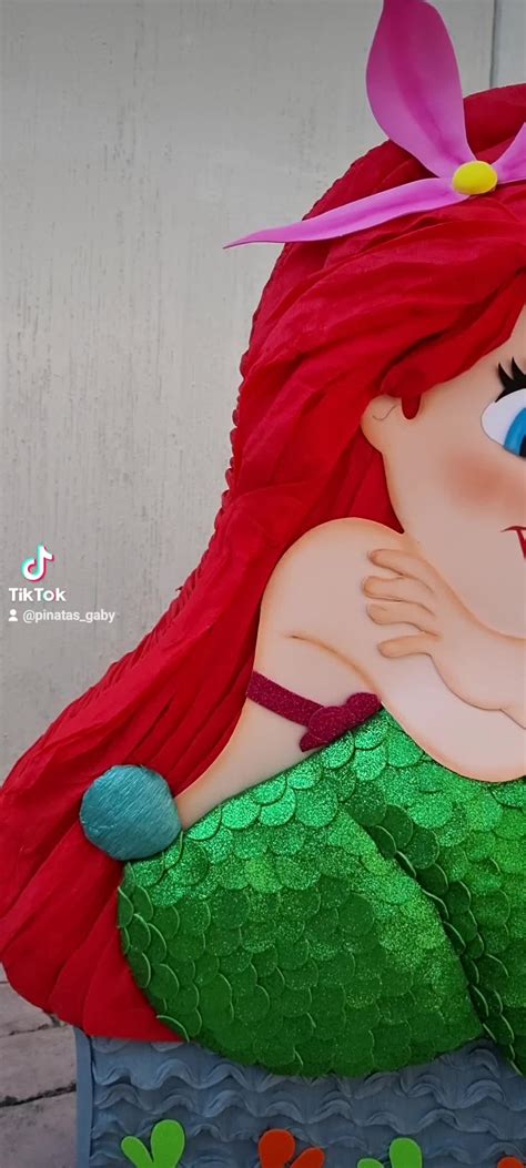 Piñatas De La Sirenita Ariel Creativas Y Personalizadas Tiktok