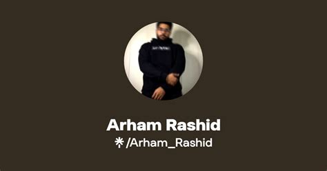Arham Rashid Instagram Facebook Linktree