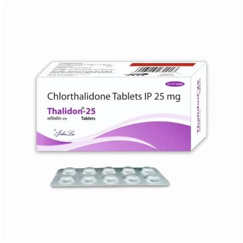 Chlorthalidone 25mg Tablets At ₹ 25 Stripe Ctd Tablet In Amravati