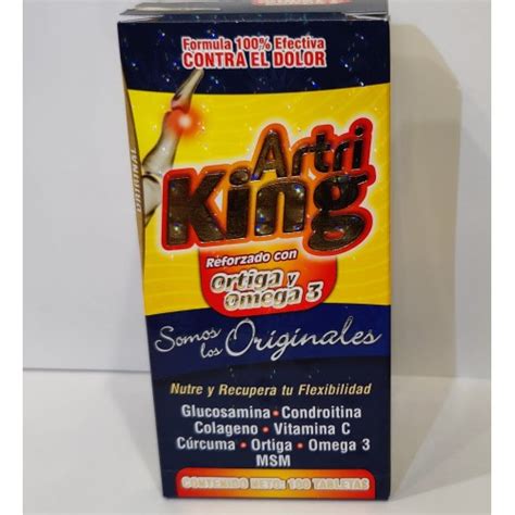 Artri King Artriking Ortiga Y Omega 3 Original 100 Capsulas