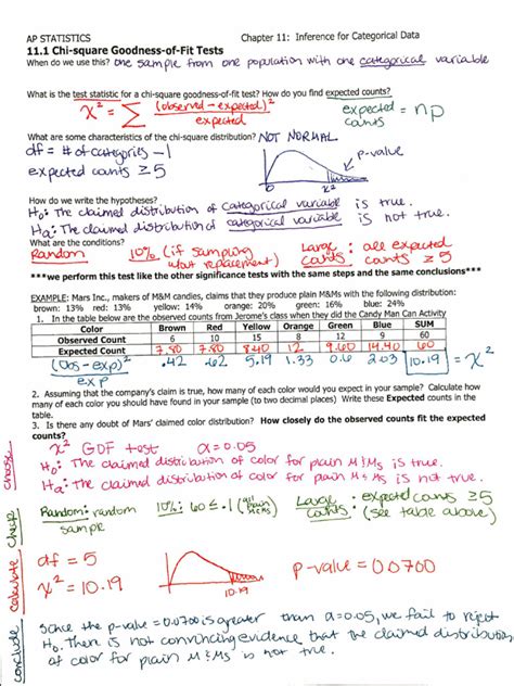 Ap Stats Notes 11 1 Filled In With Examples Pdf