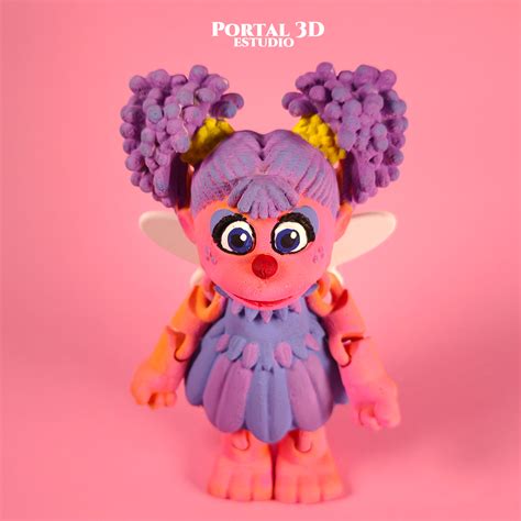 🐻 Abby Cadabby Easy Print Without Support・archivo Stl Para Impresión