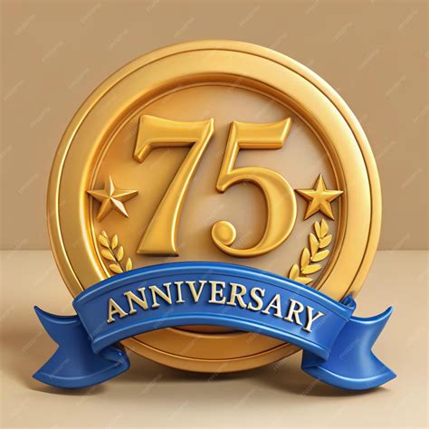 Refined 75th Anniversary Badge Design For Posters And Packaging
