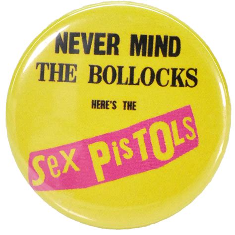 Sex Pistols Never Mind The Bullocks Button 445413 Rockabilia Merch Store