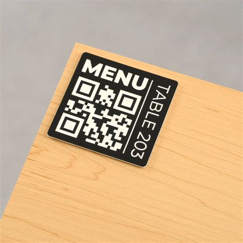 Code Qr Avec Numéro De Table Unisign