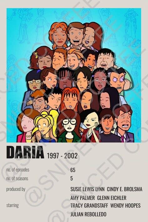 Daria Poster Digital Print Etsy