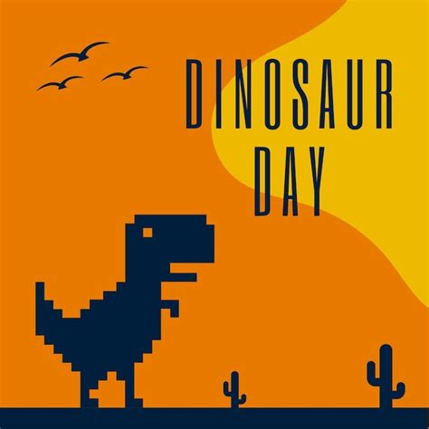 Premium Vector Dinosaur Day Poster Suitable For Social Media Post