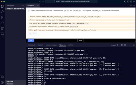mario database terminal fails backend development the freecodecamp