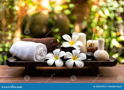 Spa Beauty Massage Healthy Wellness Background Spa Thai Therapy