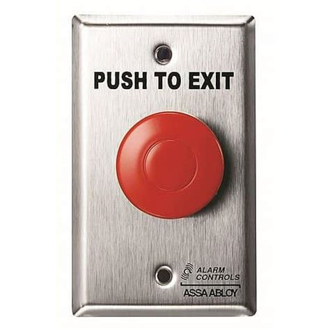 Exit Button With Pneumatic Timer Zions Security Alarms