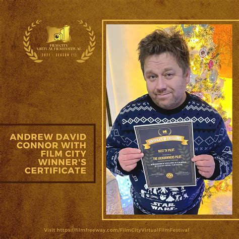 Andrew David Connor With Film City Virtual Film Festival