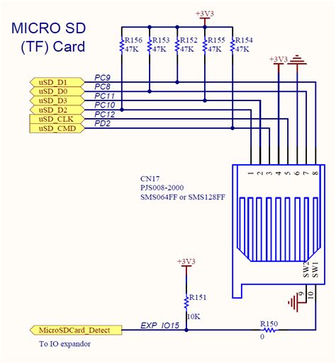 Solved Schematics For Microsd On Sdmmc Stmicroelectronics Community