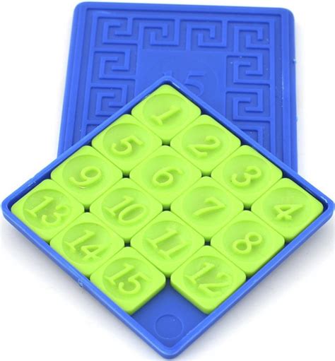 Развивающая логическая настольная игра "Пятнашки", математическая ...