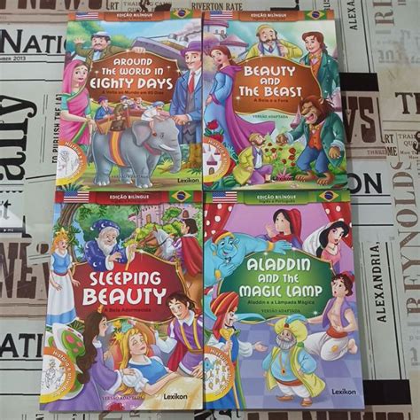 Livros Infantis Clássicos Obras Em Inglês Português Shopee Brasil