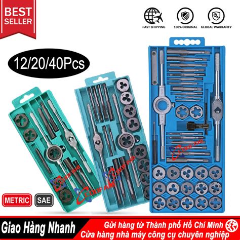 Bộ Tạo Ren 12 Chi 20 Chi 40 Chi Tiết Bộ Taro Hợp Kim Siêu Cứng Shopee