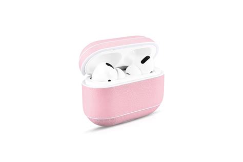 Airpods Pro Leather Case Pink Fone Express