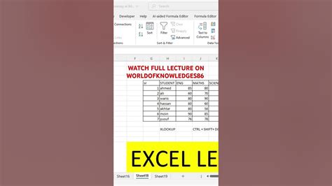 excel education exceltips exceltricks microsoft viralvideo