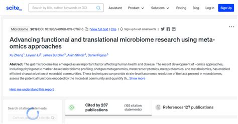 Advancing Functional And Translational Microbiome Research Using Meta Omics Approaches