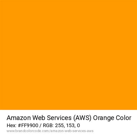 Amazon Web Services Aws Brand Color Codes