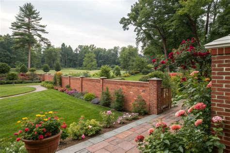 17 Stunning Front Garden Brick Wall Design Ideas