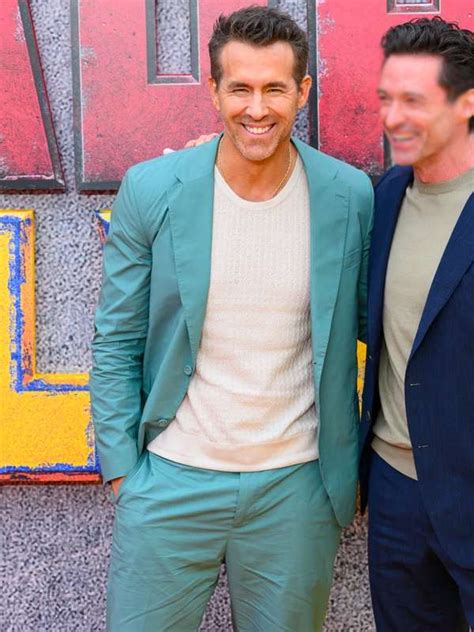 Ryan Reynolds Deadpool And Wolverine 2024 Suit Edison Jacket
