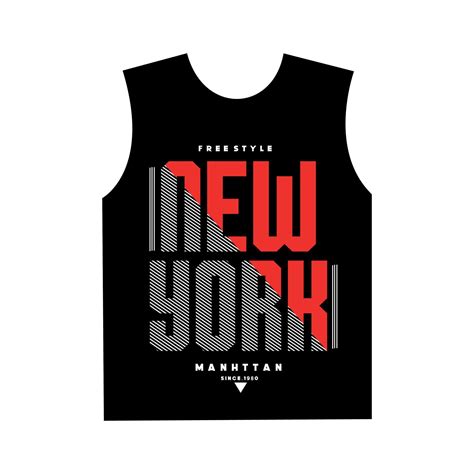 New York Typography Design T Shirt Print Vector Illustration 13647857