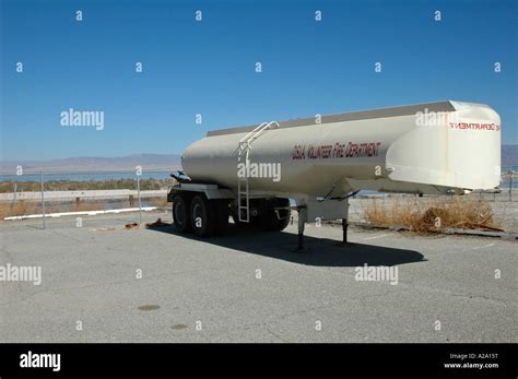 Fire Department Water Tanker Desert Shores On The Shores Of The