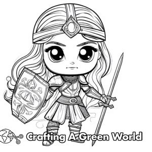 Warrior Coloring Pages Free And Printable