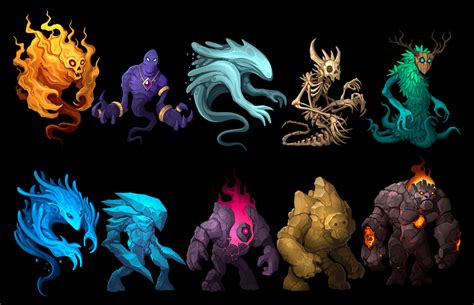 Elementals Army Characters
