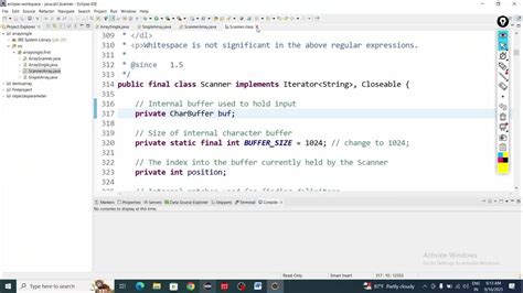 Single Dimensional Array With Scanner Class Java Programing Youtube