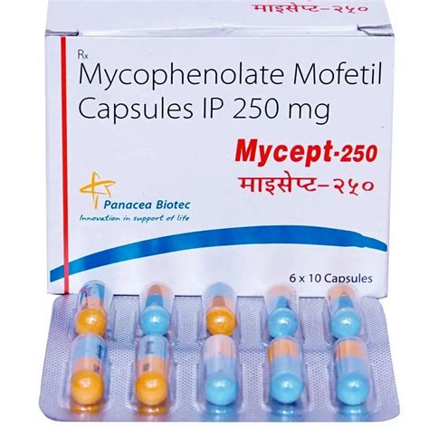 250mg Mycept Mycophenolate Mofetil Tablet At ₹ 2000box Nagpur Id