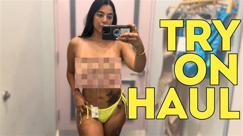 Making Digital Gold Bikini Try On Haul