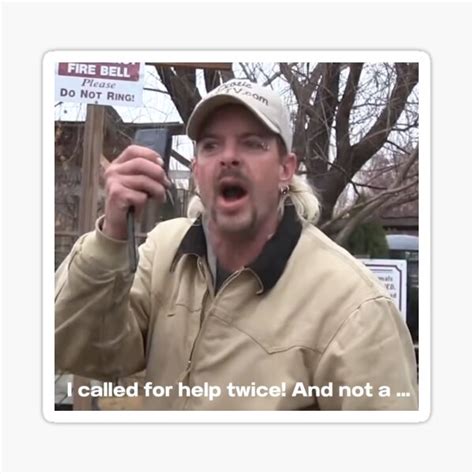 I Called For Help Twice Sticker For Sale By Clh627 Redbubble