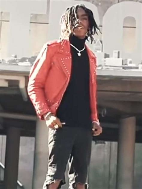 Music Video Freddy Krueger Ynw Melly Red Leather Jacket New American